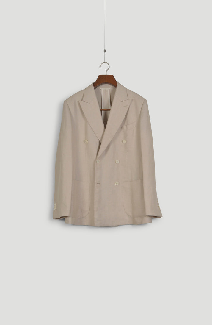 Double Breasted Nomad Jacket - Strong White – Eudaemon