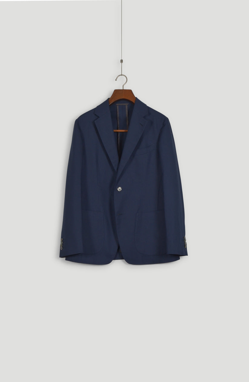 Eudaemon Two Button Nomad Jacket For Men Rich Navy |100% cotton, milanese buttonhole