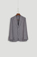 Eudaemon Two Button Nomad Jacket For Men Frost Grey |100% linen, milanese