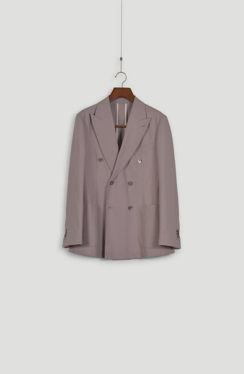 Double Breasted Nomad Jacket - Mauve – Eudaemon