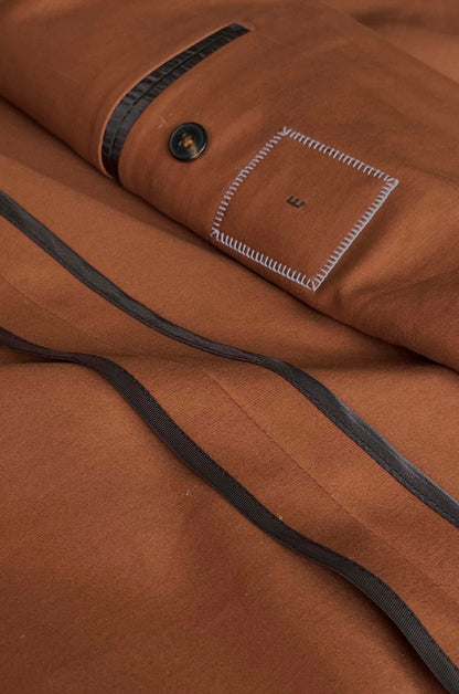 Two Button Nomad Jacket - Burnt Sienna – Eudaemon