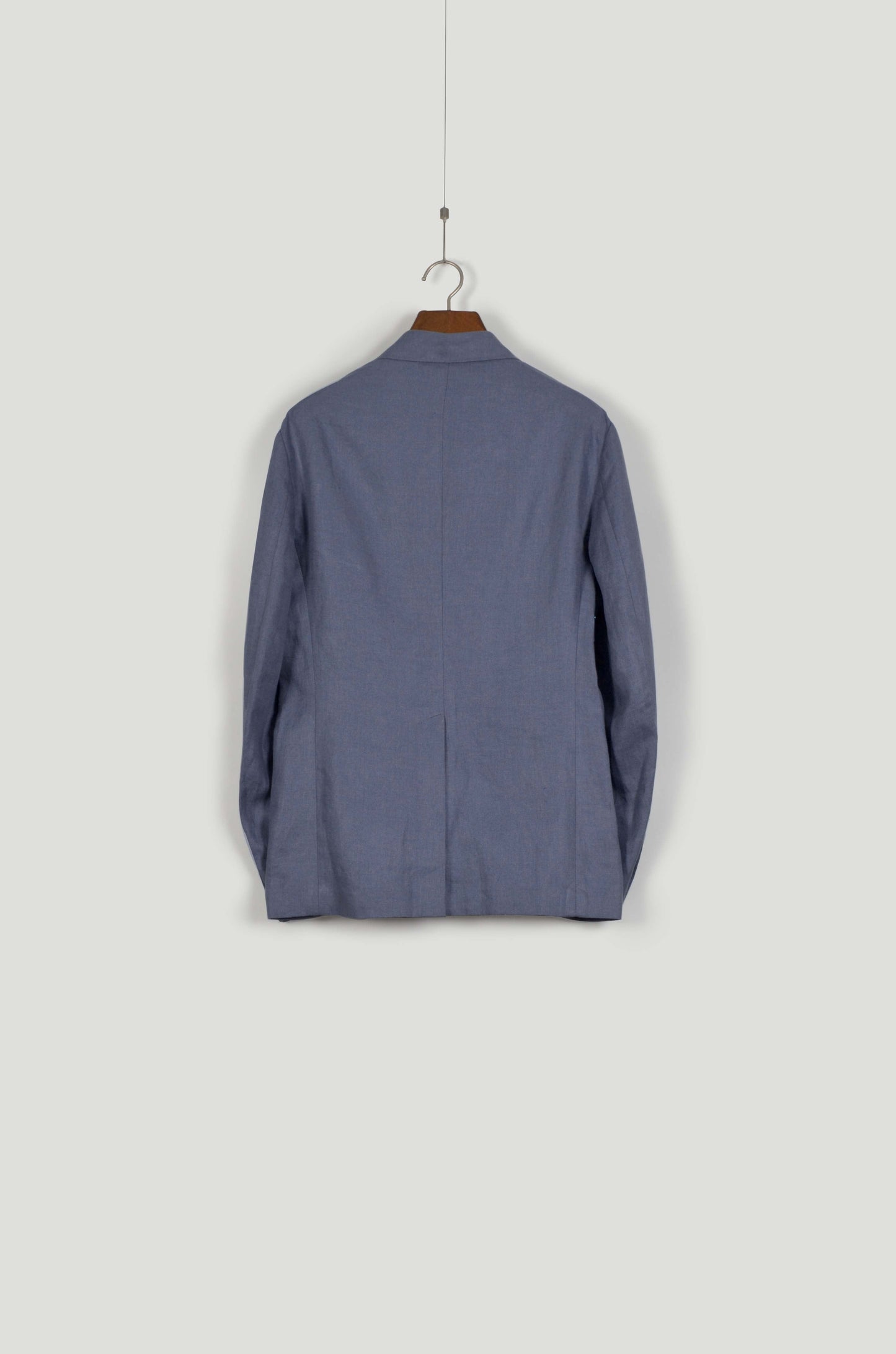 Eudaemon Two Button Rover Jacket For Men Cornflower Blue |100% linen ...